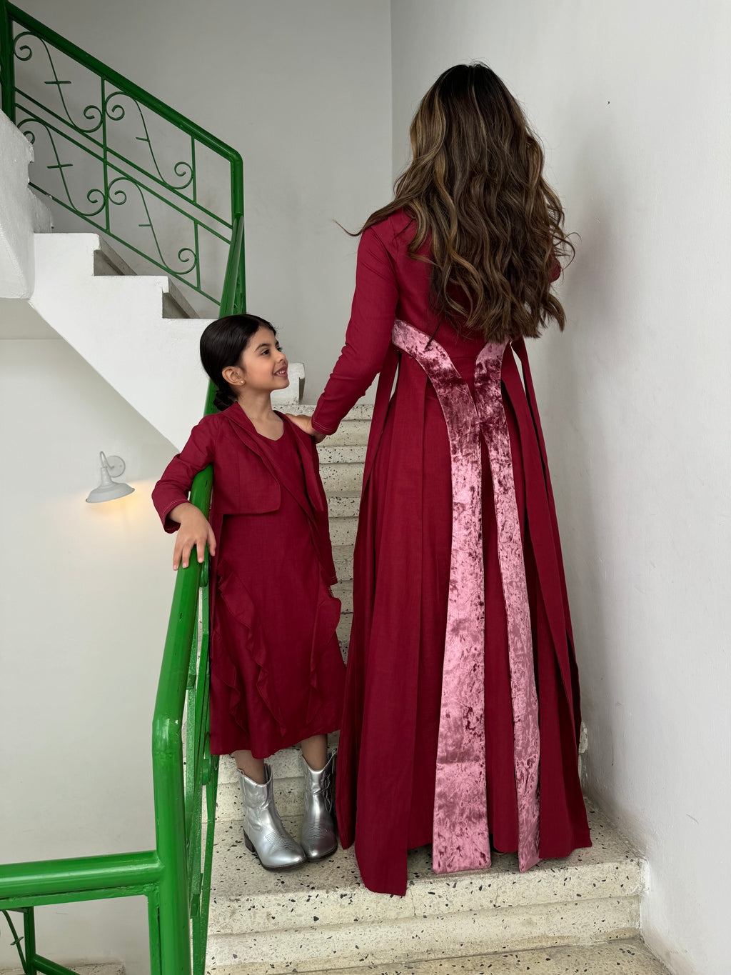 Lara Girl (Kids)-Maroon – by reya